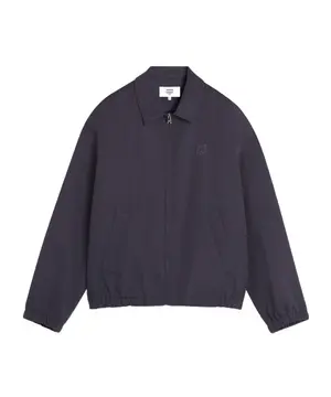 Maison Kitsuné Elasticated Zipped Blouson With Embroidered Fox Head