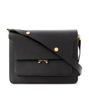 Marni Trunk Foldover Medium Shoulder Bag