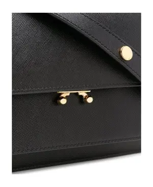 Marni Trunk Foldover Medium Shoulder Bag