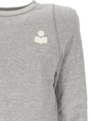 Isabel Marant Étoile Sweatshirt With Flocked Logo Detail