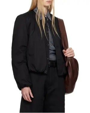 LEMAIRE Wadded Collarless Bomber Jacket