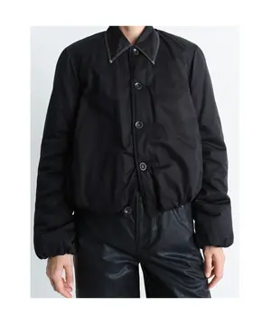 LEMAIRE Wadded Collarless Bomber Jacket