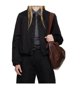 LEMAIRE Wadded Collarless Bomber Jacket