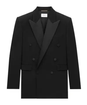 Saint Laurent Double-breasted Tuxedo Jacket