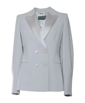 Alberta Ferretti Button Suit Coat