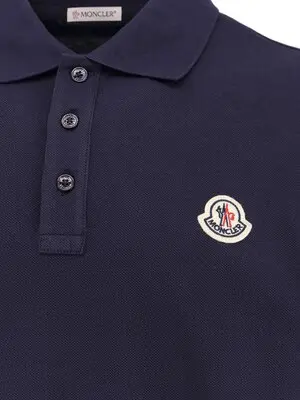 Moncler Logo Patch Short Sleeved Polo Shirt