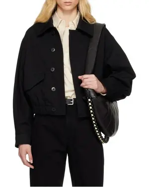 LEMAIRE Elasticated Hem Twill Bomber Jacket