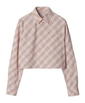 Burberry Vintage Checked Cropped Shirt - Floss