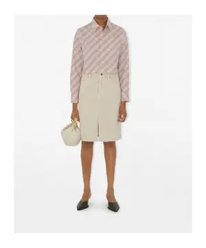 Burberry Vintage Checked Cropped Shirt - Floss