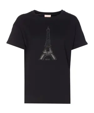 Liu Jo Embellished Crewneck T-shirt