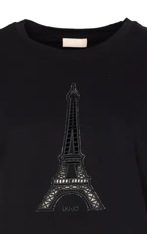 Liu Jo Embellished Crewneck T-shirt