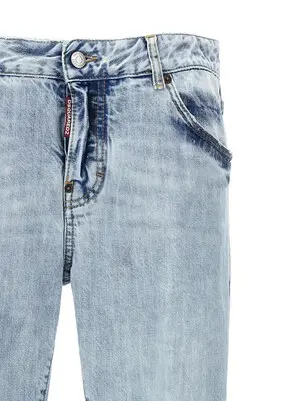 Dsquared2 Distressed Cropped Jeans