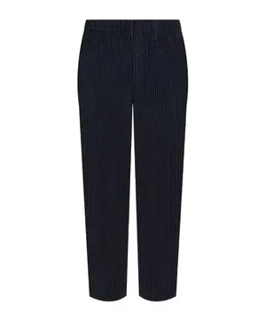 Issey Miyake Homme Plissé Pleated Tapered Trousers