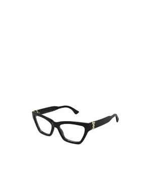 Cartier Geometric Eyeglasses - Black
