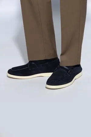 FERRAGAMO Gancini Loafers - Black