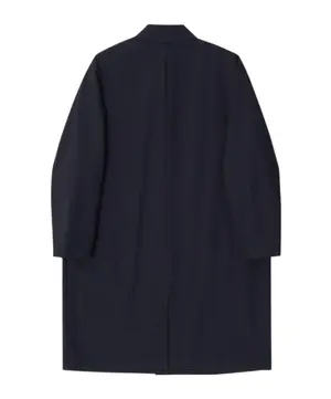 Auralee Wool Collar Trench Coat