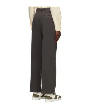 A.p.c. High-waisted Pleated Relaxed Trousers