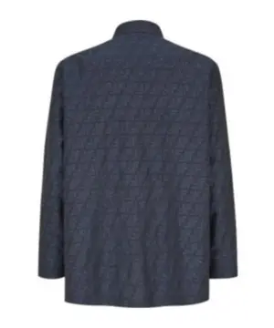 Fendi Ff Pattern Lapel Casual Jacket