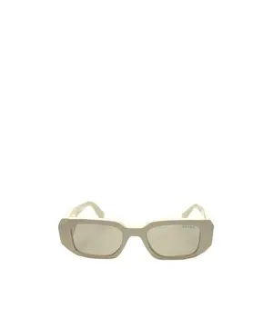 Prada Rectangular Frame Sunglasses - Nude