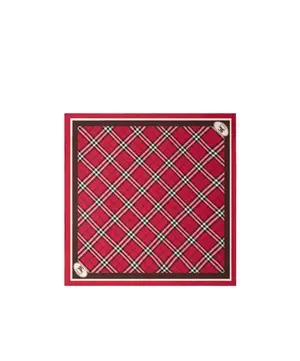 Burberry Checked Finished-edge Scarf - Post