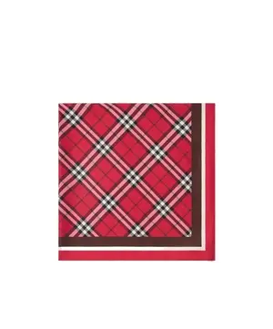 Burberry Checked Finished-edge Scarf