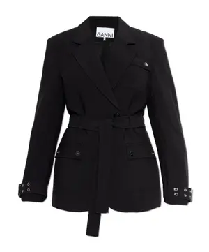 Ganni Belted Blazers For Women