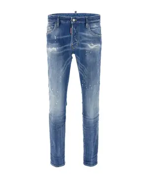 Dsquared2 Distressed Skinny Jeans - Blue