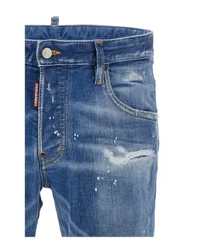Dsquared2 Distressed Skinny Jeans - Blue