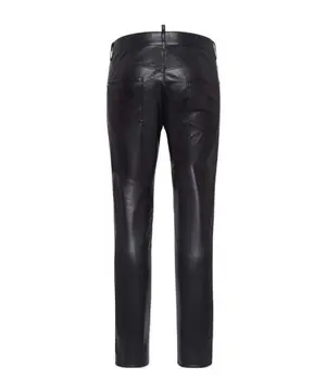 Dsquared2 Cool Guy Straight Leg Coated Trousers - Black