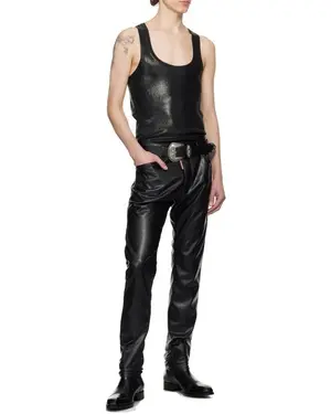 Dsquared2 Cool Guy Straight Leg Coated Trousers - Black
