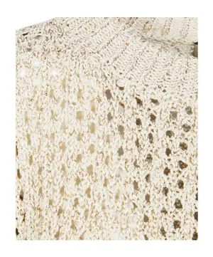 Herno Open-stitch Crewneck Knitted Top