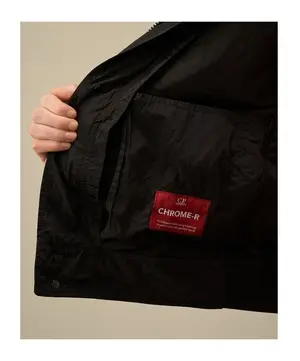C.P. COMPANY Hooded Utility Jacket - Blue