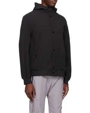Stone Island Hooded Jacket - Black