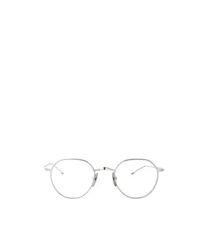 Thom Browne Round Frame Eyeglasses - Silver