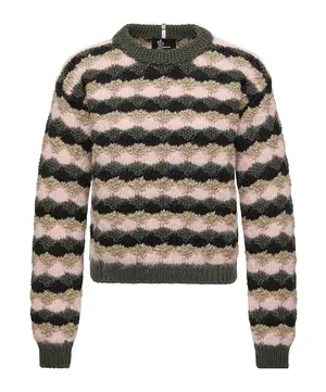 Moncler Striped Crewneck Jumper