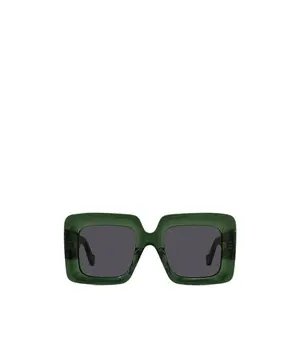 Loewe Square Frame Sunglasses - Green