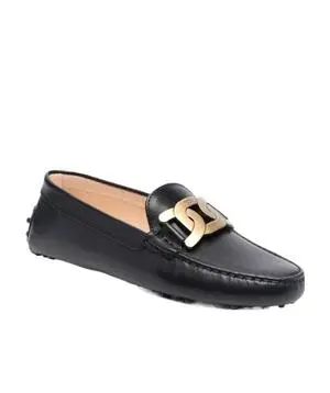 TOD'S Kate Chain-link Driving Loafers