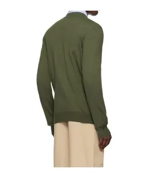 A.p.c. Logo Embroidered V-neck Cardigan