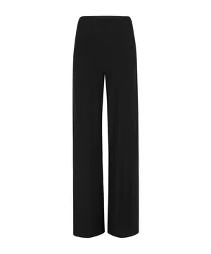 Norma Kamali Wide-leg Elastic Waistband Pants
