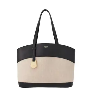 FERRAGAMO Tote Bag With Removable Pouch - Nude