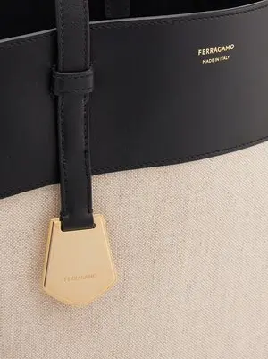 FERRAGAMO Tote Bag With Removable Pouch