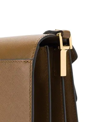 Marni Trunk Medium Shoulder Bag - Brown