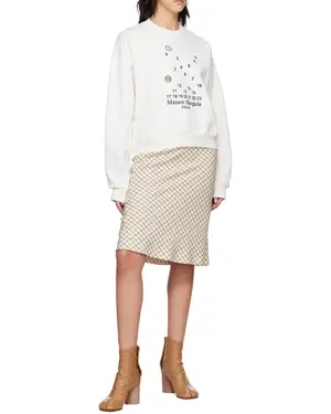 MAISON MARGIELA Crewneck Sweatshirt With Graphic Print