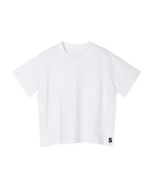 Sacai Logo Plaque Crewneck T-shirt