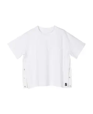 Sacai Logo Plaque Crewneck T-shirt