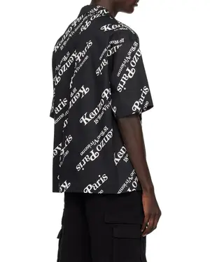 Kenzo Monogram Printed Buttoned Shirt