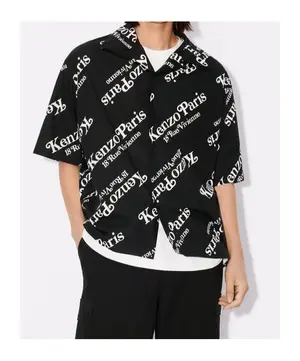 Kenzo Monogram Printed Buttoned Shirt