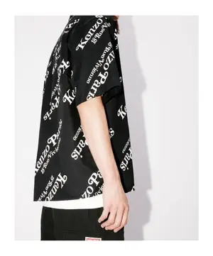 Kenzo Monogram Printed Buttoned Shirt