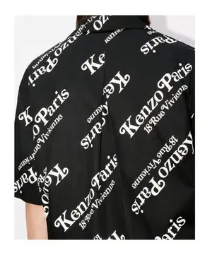 Kenzo Monogram Printed Buttoned Shirt
