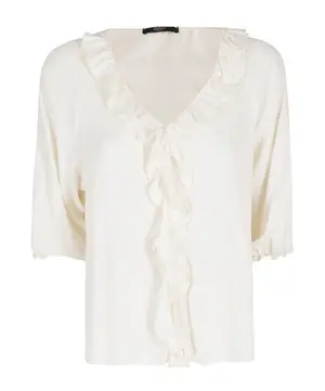 Seventy V-neck Ruffle Shirt